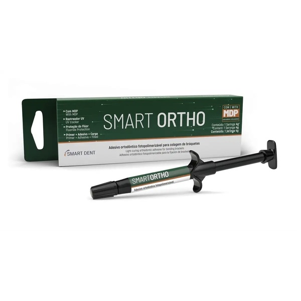 Ortodoncia Smart Dent Cemento Resina para brackets Smart Ortho MDP Smart Dent