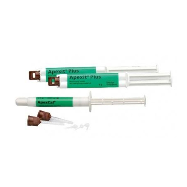 Cementos Ivoclar Vivadent Kit Apexit Plus, 2 jeringas 6grs mas Apexcal ...